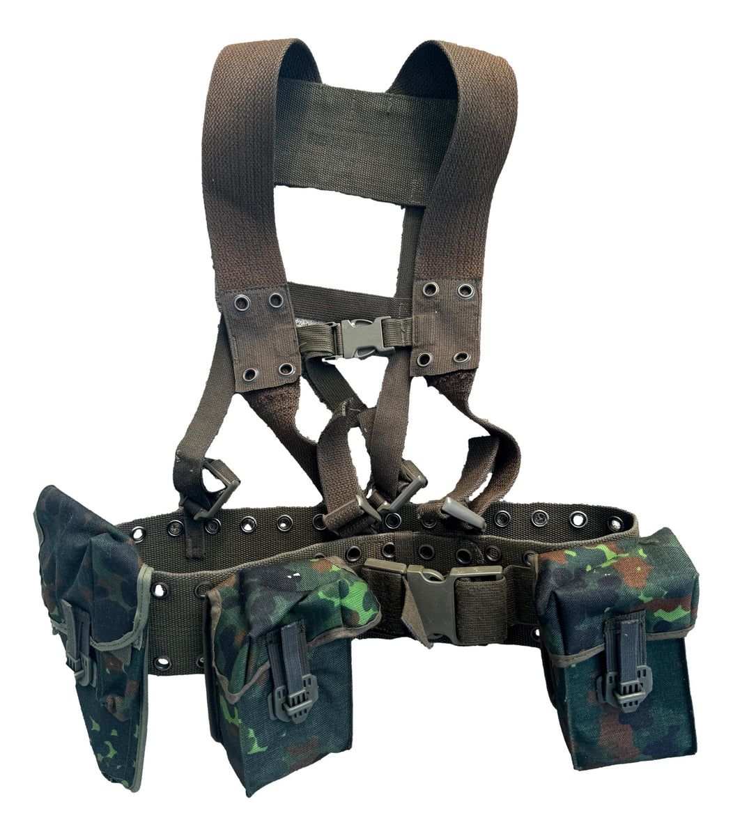 German Bundeswehr Flecktarn G3 Rifleman's Equipment Set- Used – Mike's ...