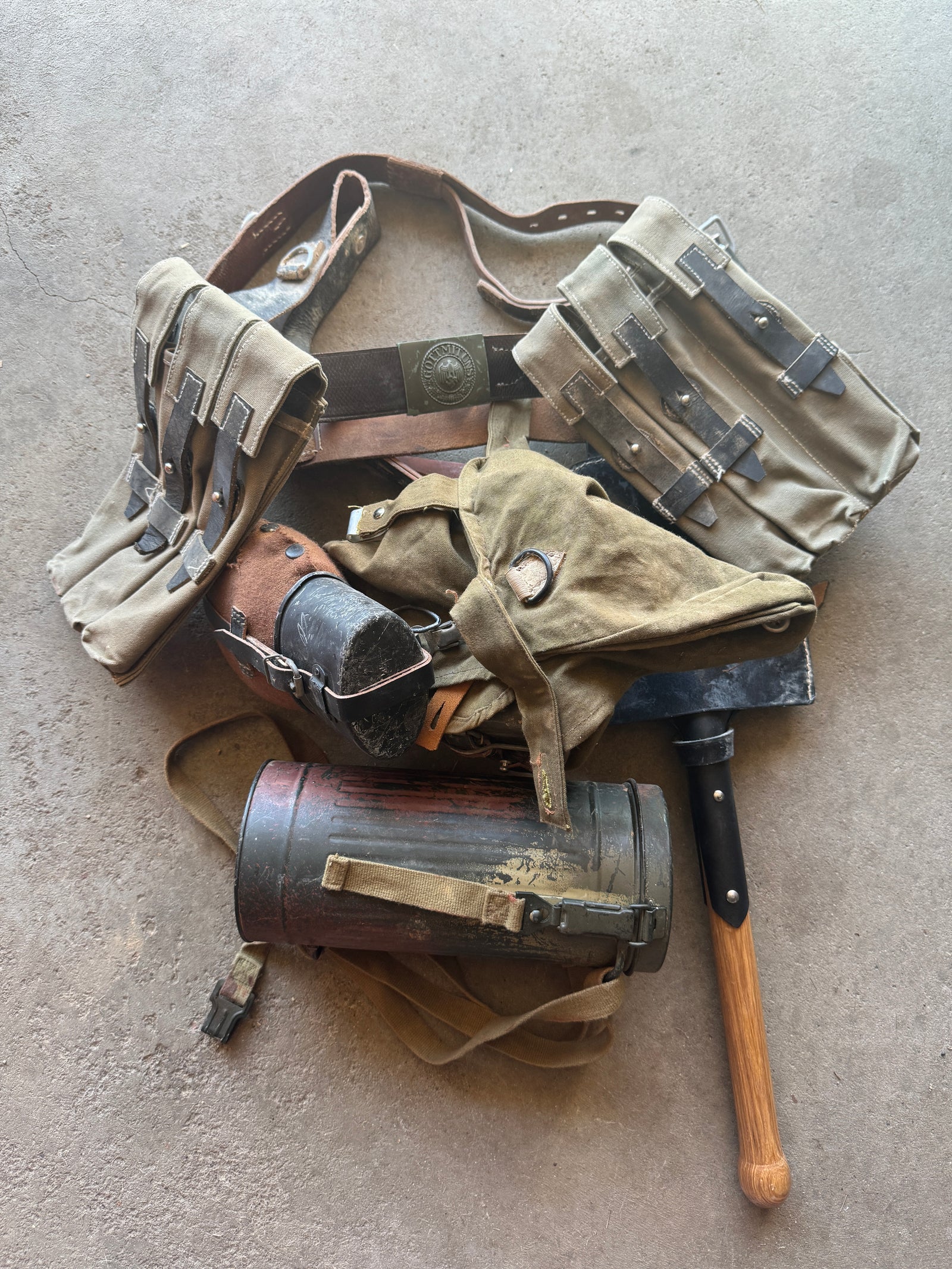 WW2 German Mp40 Gunner Kit from Reveille – Mike's Militaria