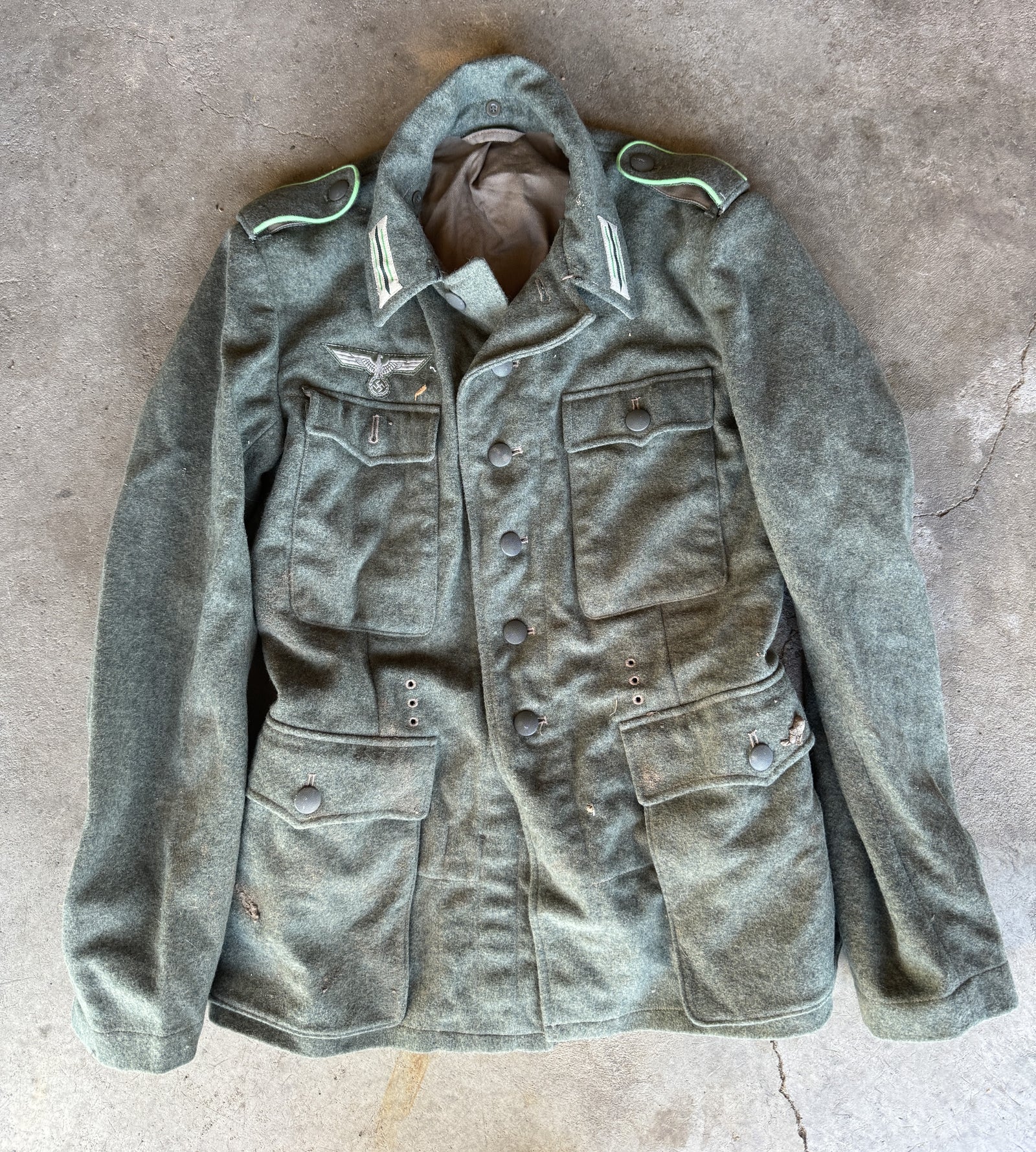 WW2 German M42 Tunic from Reveille. Mueller's Tunic – Mike's Militaria