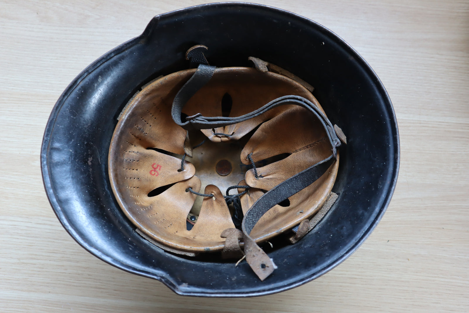 WW2 German M1934 Steel Helmet, Size 56 Liner – Mike's Militaria