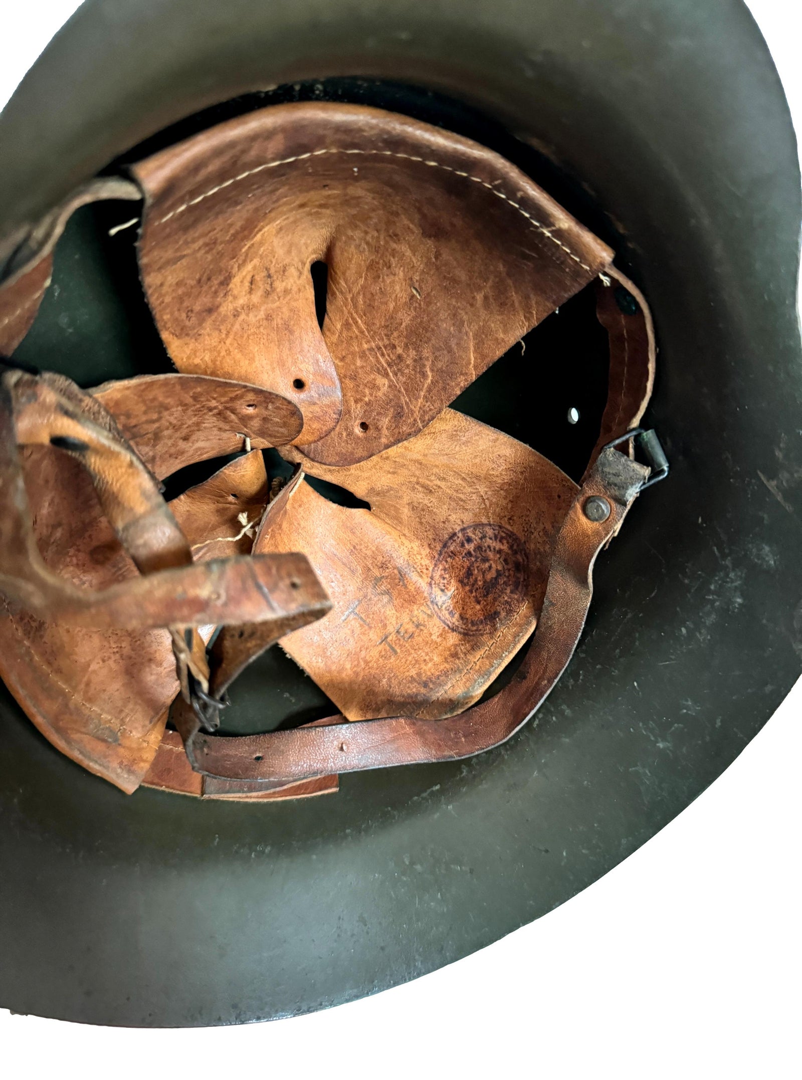 Spanish M42 Model "Z" Steel Helmet with Original Liner and Repro Crest ...