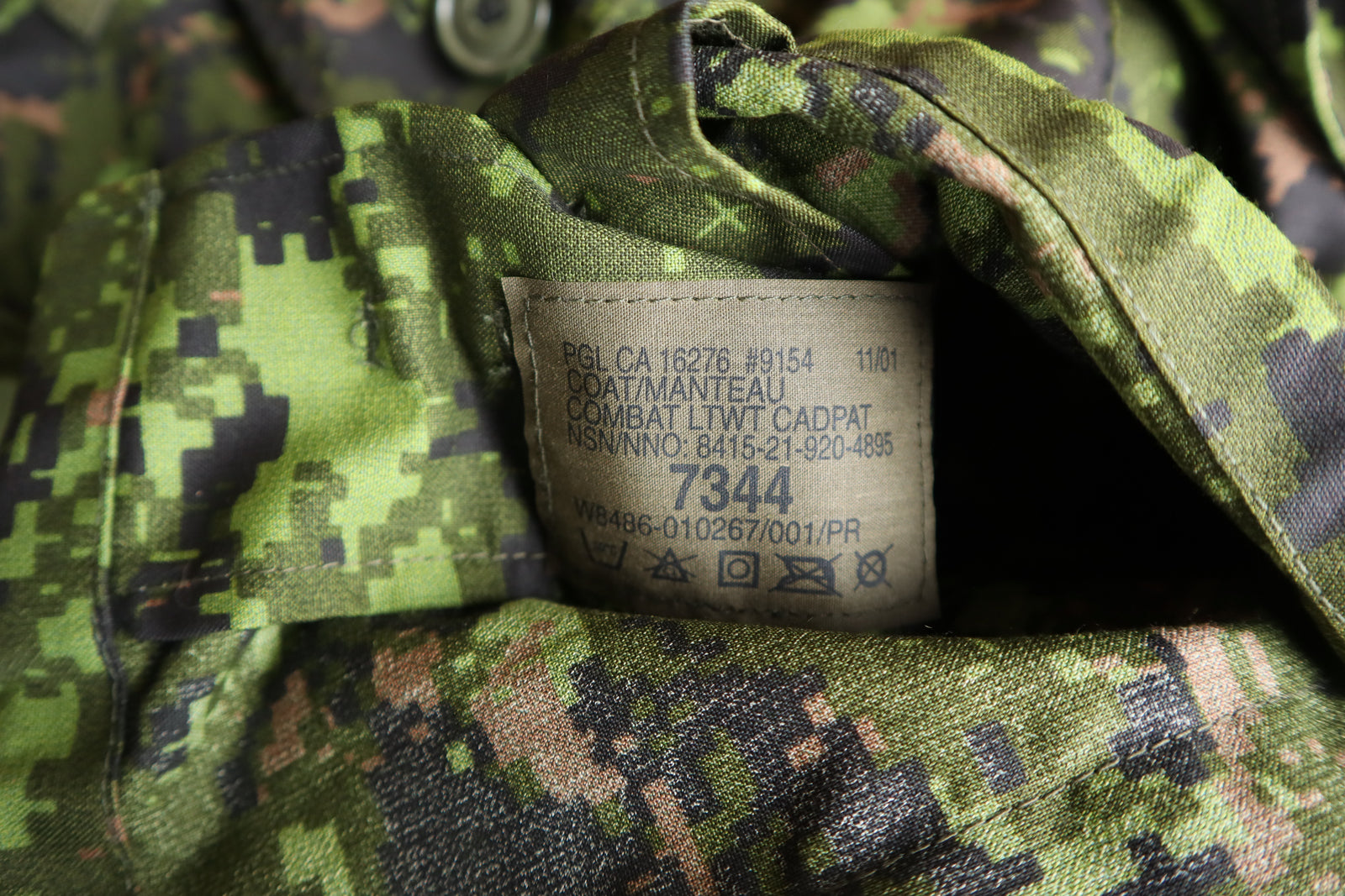 Canadian CADPAT 1st Gen Field Blouse - Unissued- Size 7344 (Large-Regu ...