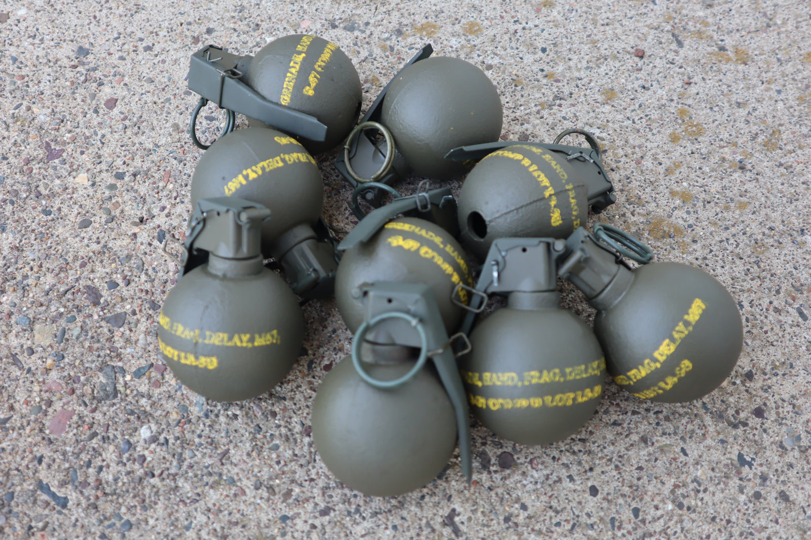 Replica U.S. M67 Fragmentation Paper Weight W/Spring Kit and Markings ...