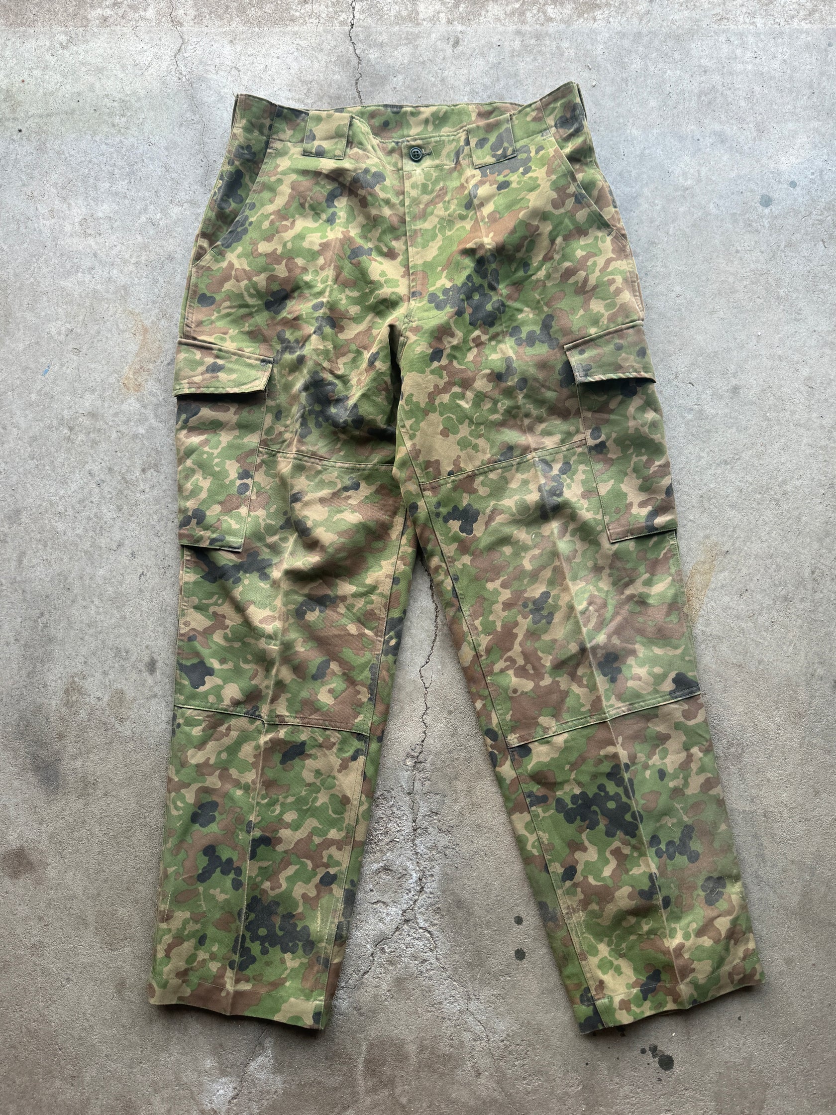 Japanese Defense Forces "Jitai" Flecktarn Camouflage Field Pants, 44 ...