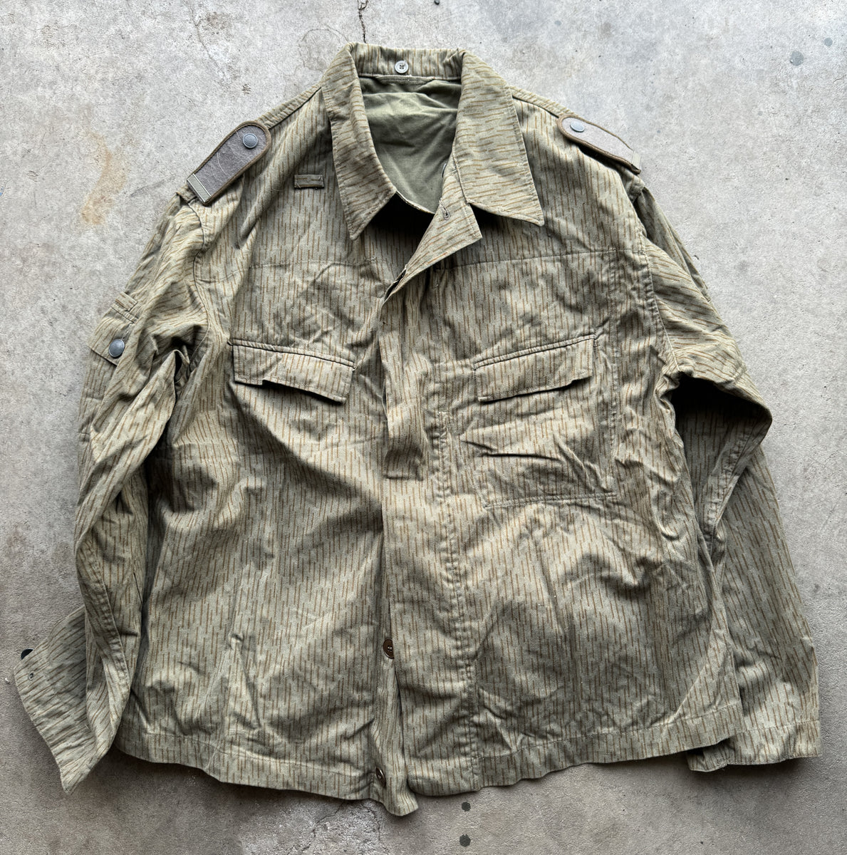 East German Strichtarn Field Shirt with Cadet Rank, Size G60 (XXL ...