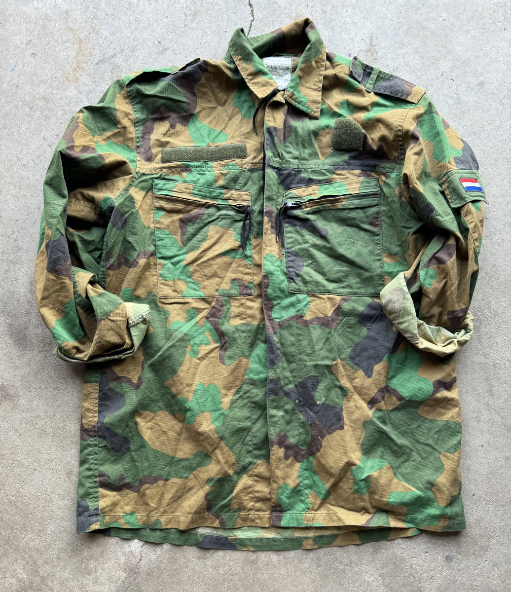 Dutch Jungle Camo Field Shirt, Size 46" – Mike's Militaria