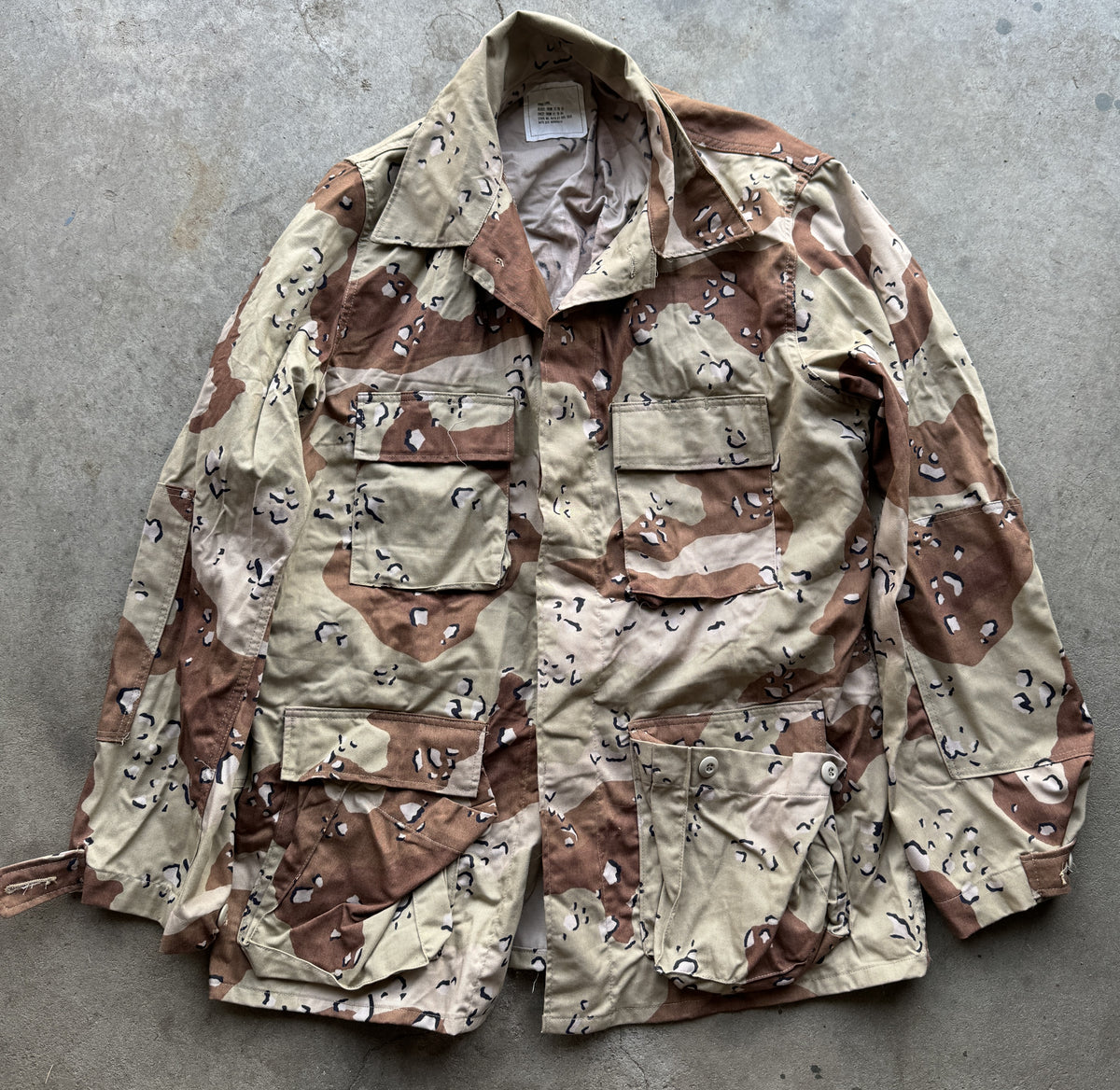 U.S. "DBDU" 6 Color "Chocolate Chip" Field Blouse. Large-Long – Mike's ...