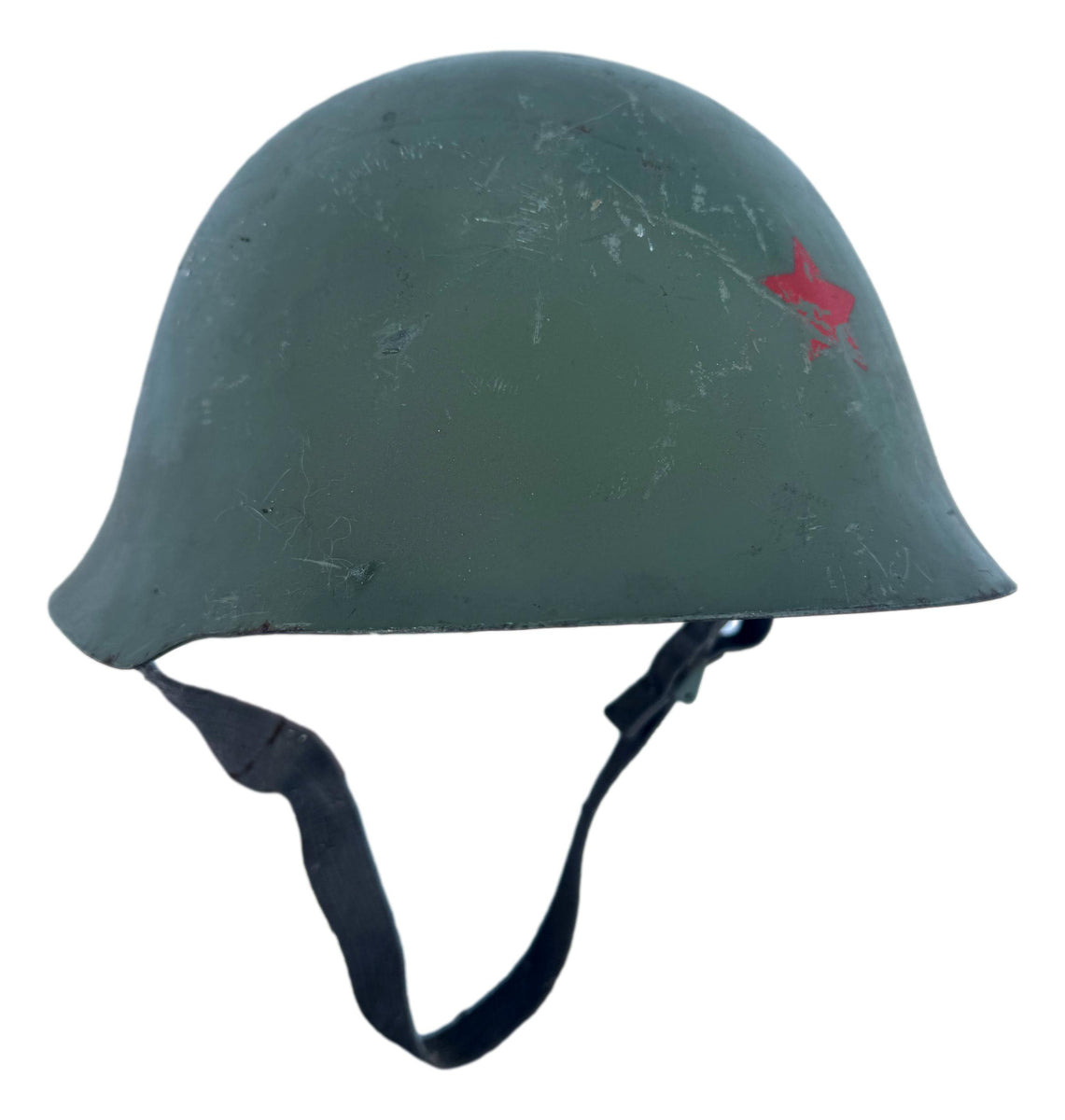 Yugoslavian/Serbian M59/85 Steel Helmet with Graffiti. – Mike's Militaria