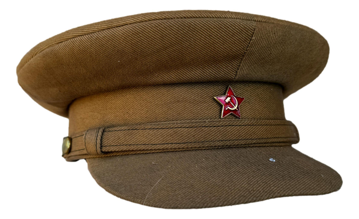 WW2 Soviet Visor Cap with Badge- Repro – Mike's Militaria