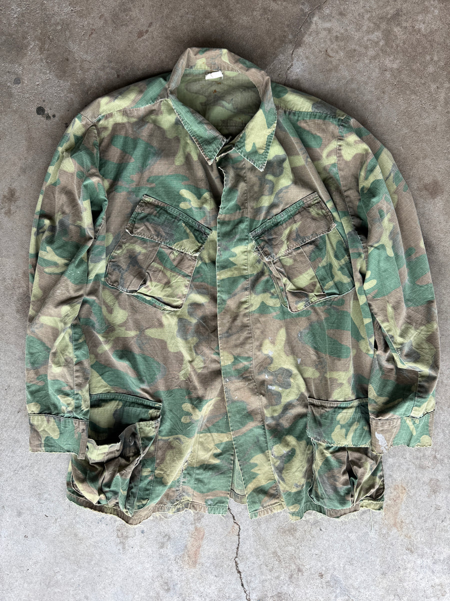 U.S. Vietnam ERDL Green Dominant Jungle Fatigue Shirt size XL-Regular ...