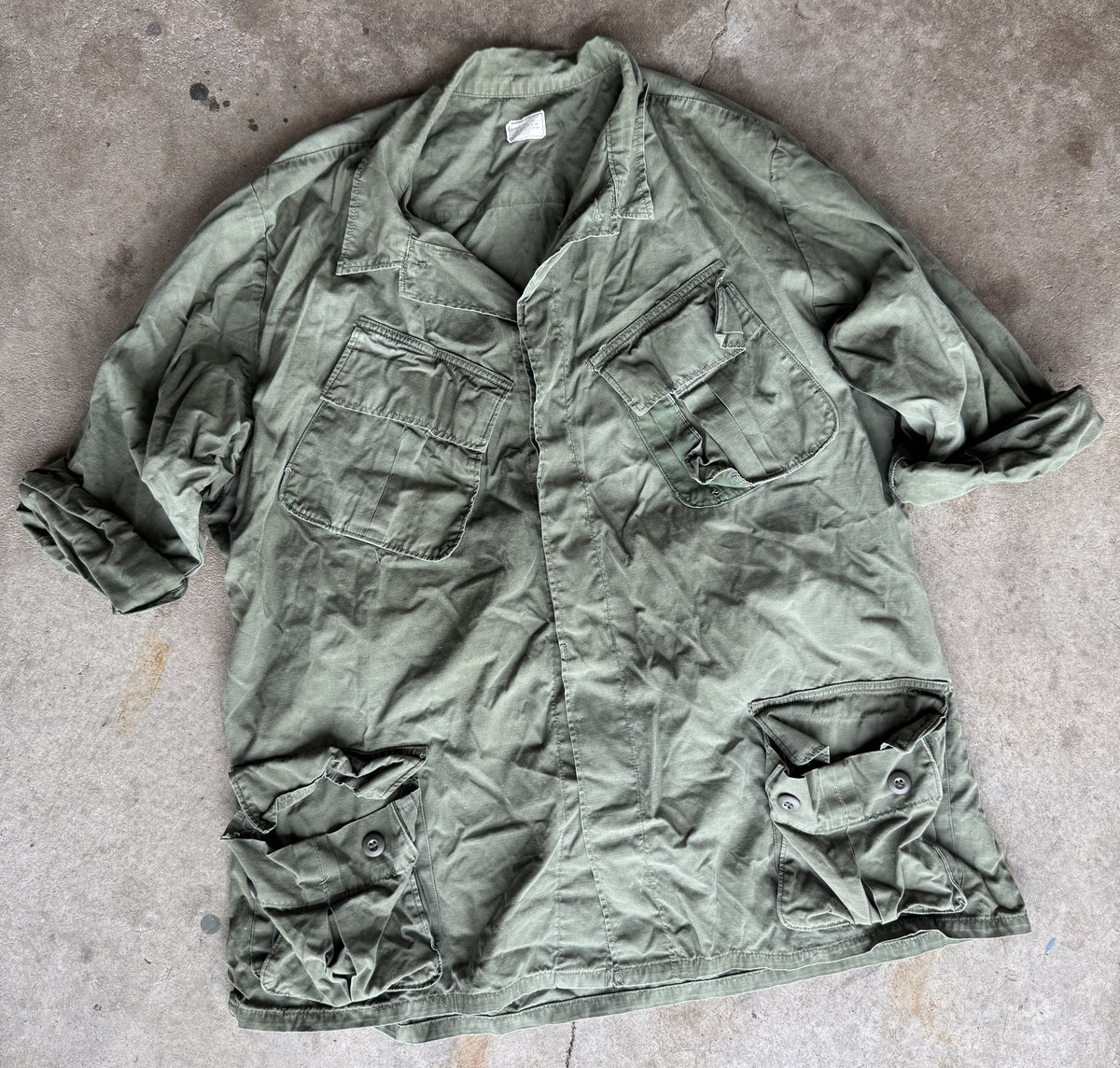 U.S. Vietnam Jungle Fatigue Shirt- Size XL-Regular – Mike's Militaria