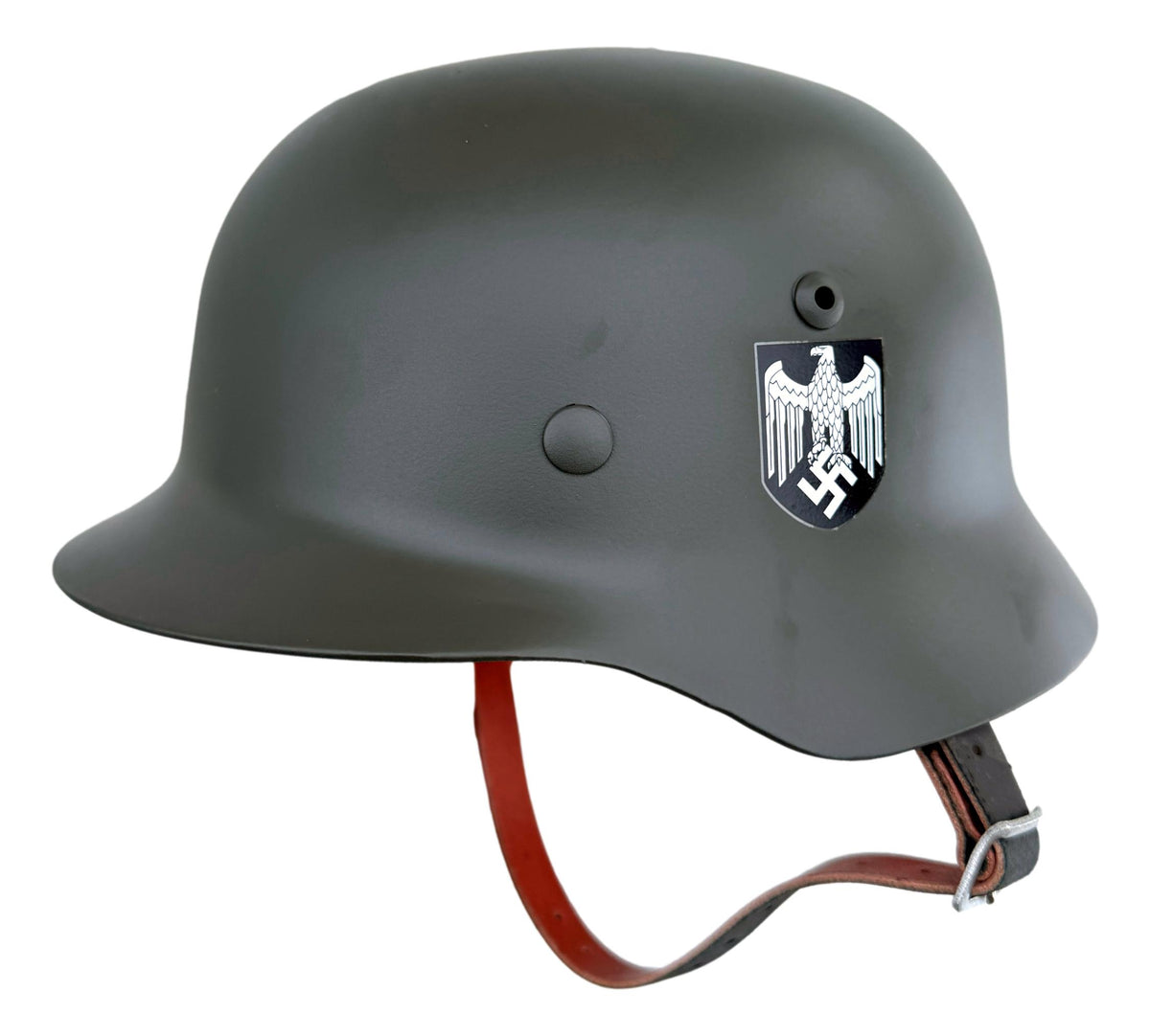 WW2 German M35 Double Decal Heer Helmet- Repro – Mike's Militaria
