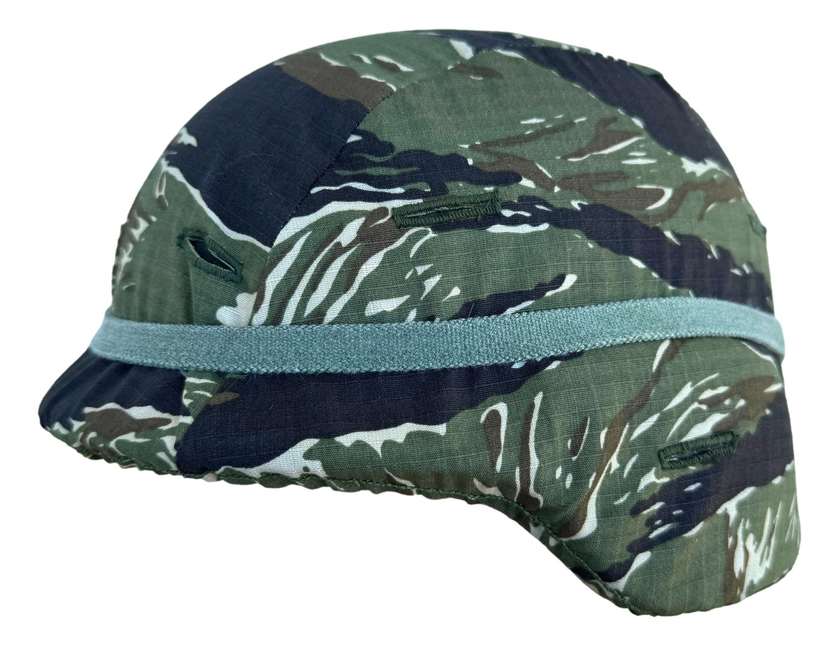 Mike's Militaria Woodland Tiger Stripe Helmet Cover