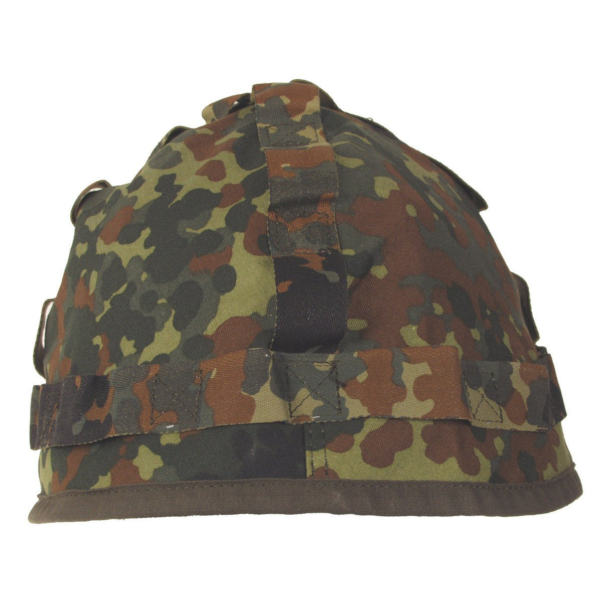 German Flecktarn Camo M62 Steel Helmet Cover- Unissued – Mike's Militaria