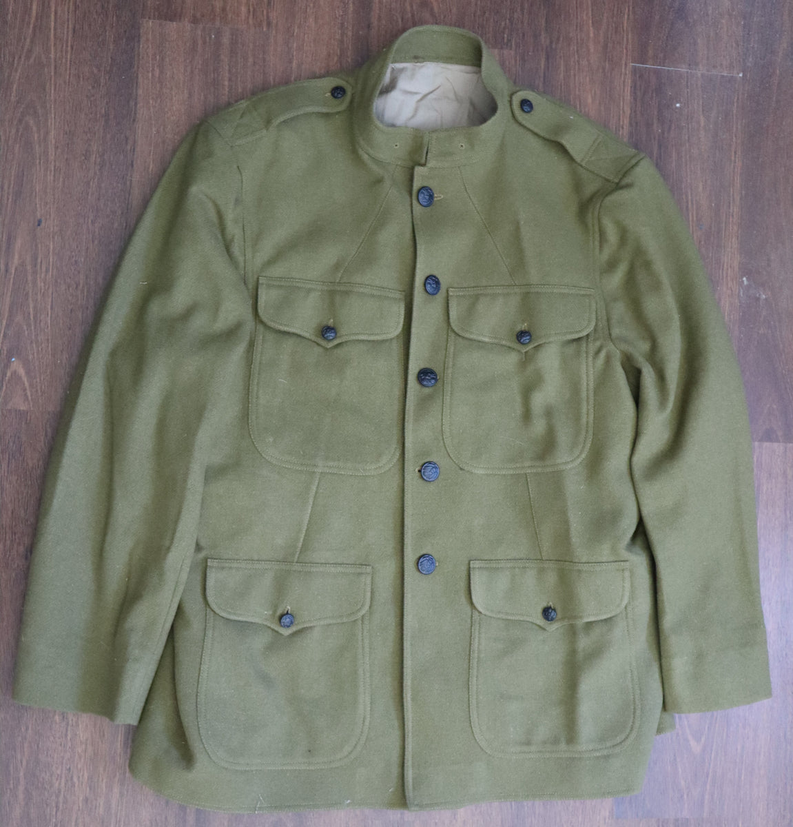 WW1 U.S. M1917 Wool Service Coat- Reproduction- Size 50" Chest. – Mike ...