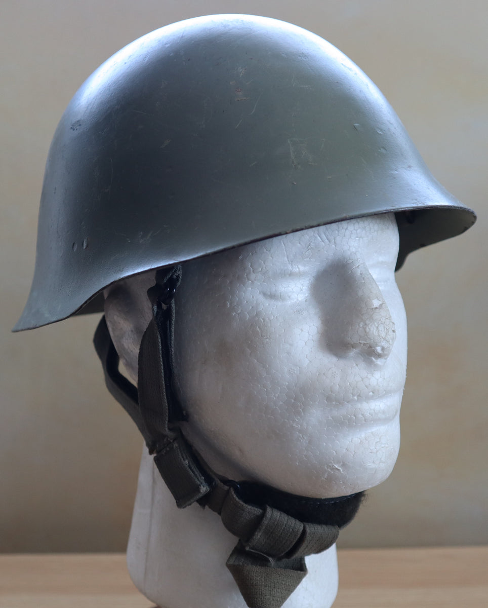 Serbian M59/85 Steel Helmet with Upgraded Liner #2 – Mike's Militaria