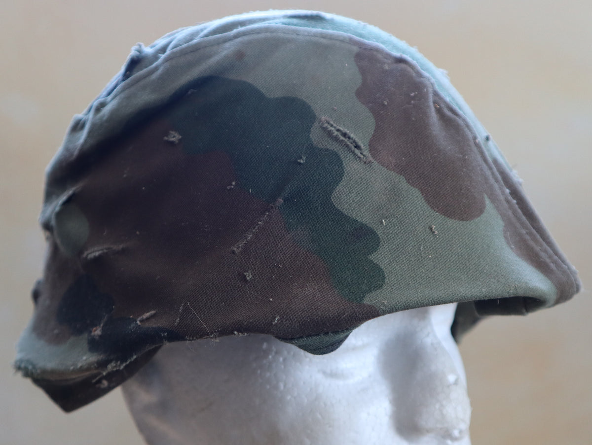 Yugoslavian M59/85 Steel Helmet with Camo Cover #3 – Mike's Militaria