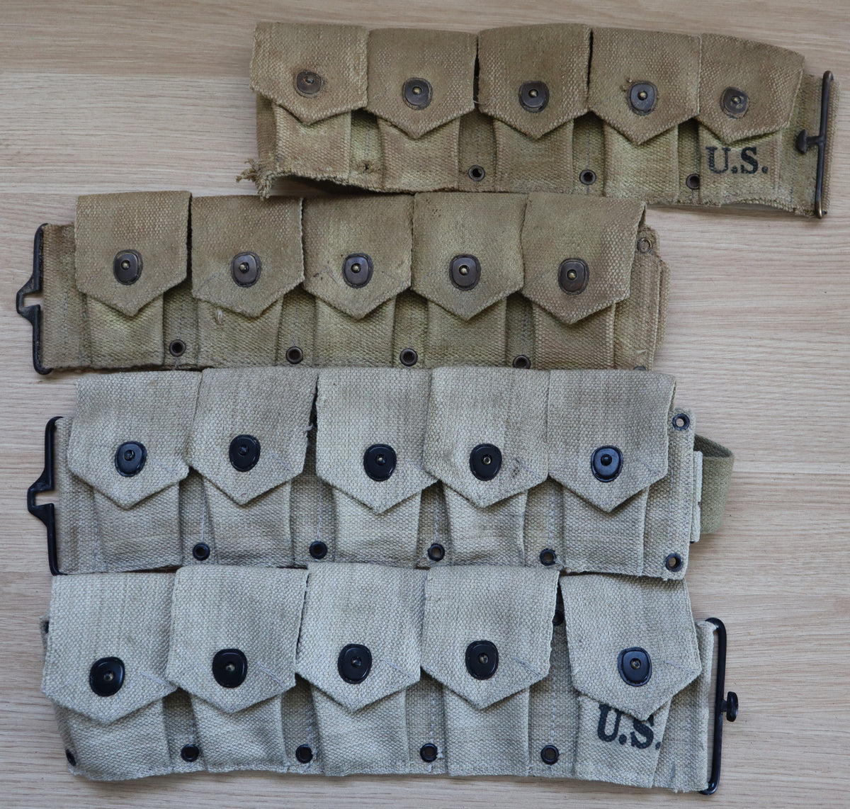 2 Reproduction M1923 U.S. Cartridge Belts – Mike's Militaria