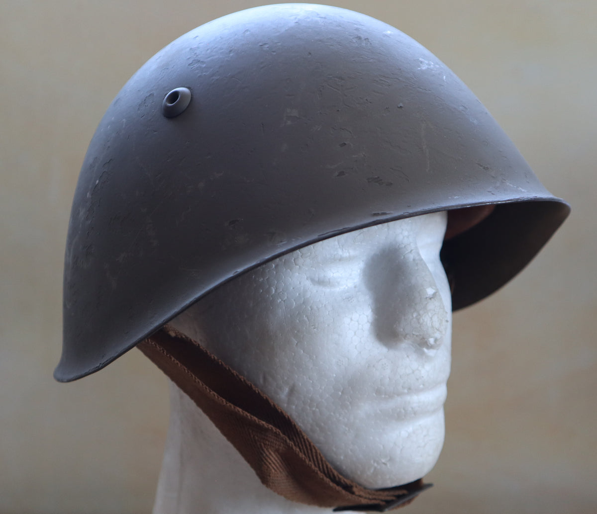 Italian M33 Steel Helmet- Used- Size 59CM – Mike's Militaria